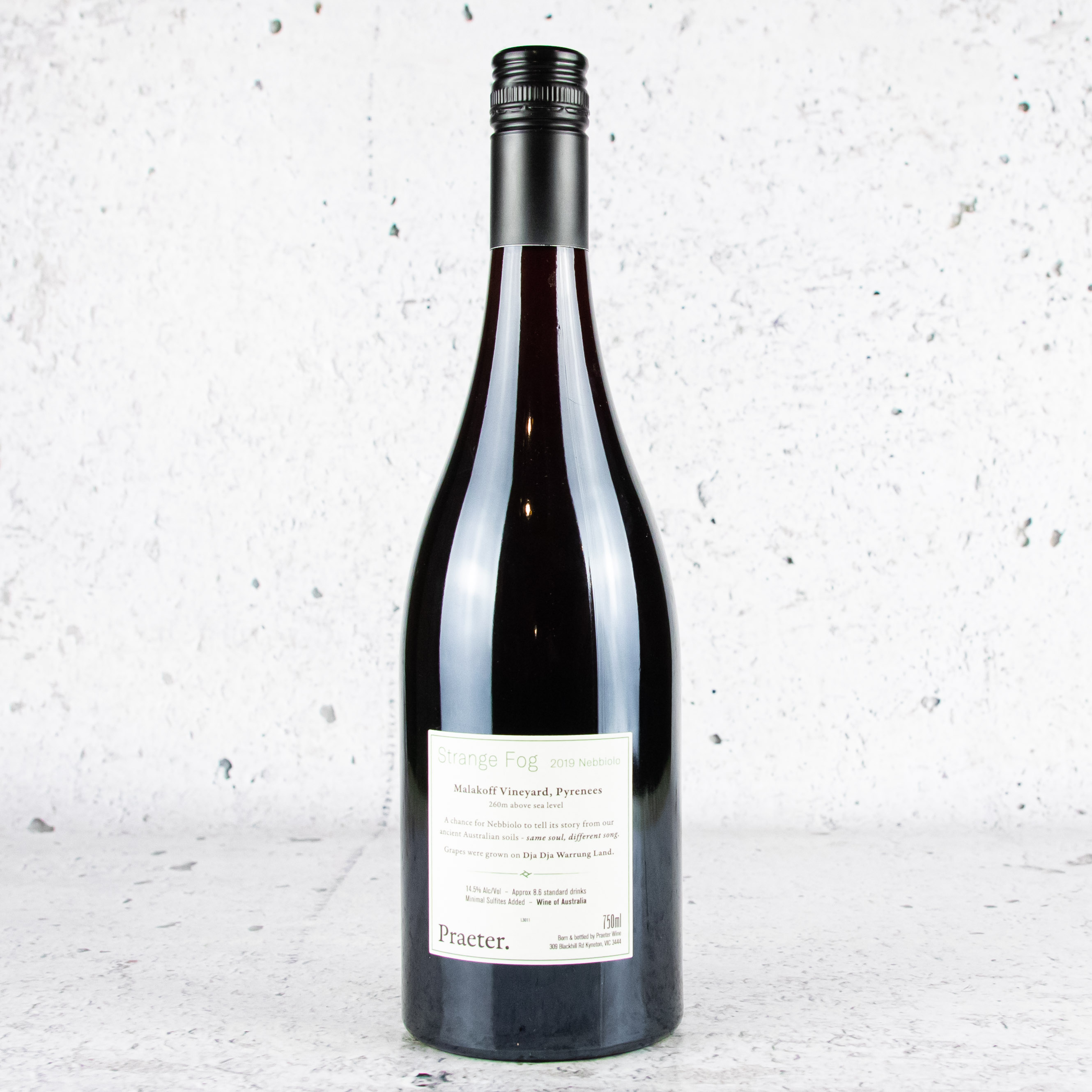 2019 Praeter Strange Fog Nebbiolo