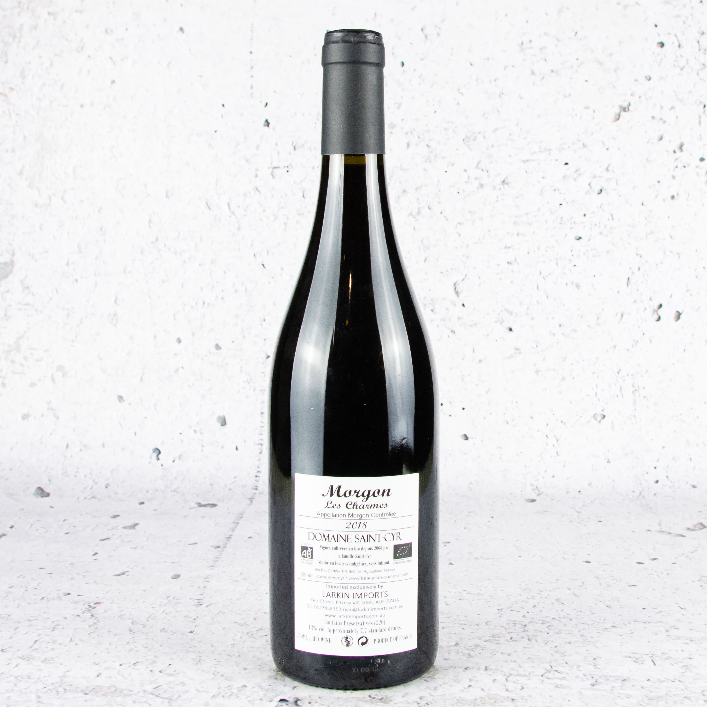 2018 Domaine Saint-Cyr AOC Morgon Les Charmes Gamay