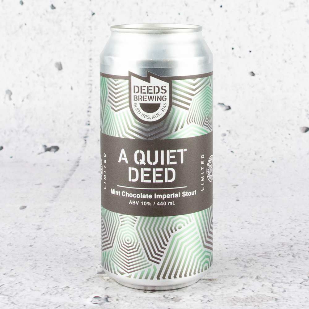 Deeds A Quiet Deed Mint Chocolate Imperial Stout