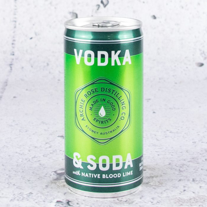 Archie Rose Vodka & Soda with Native Blood Lime