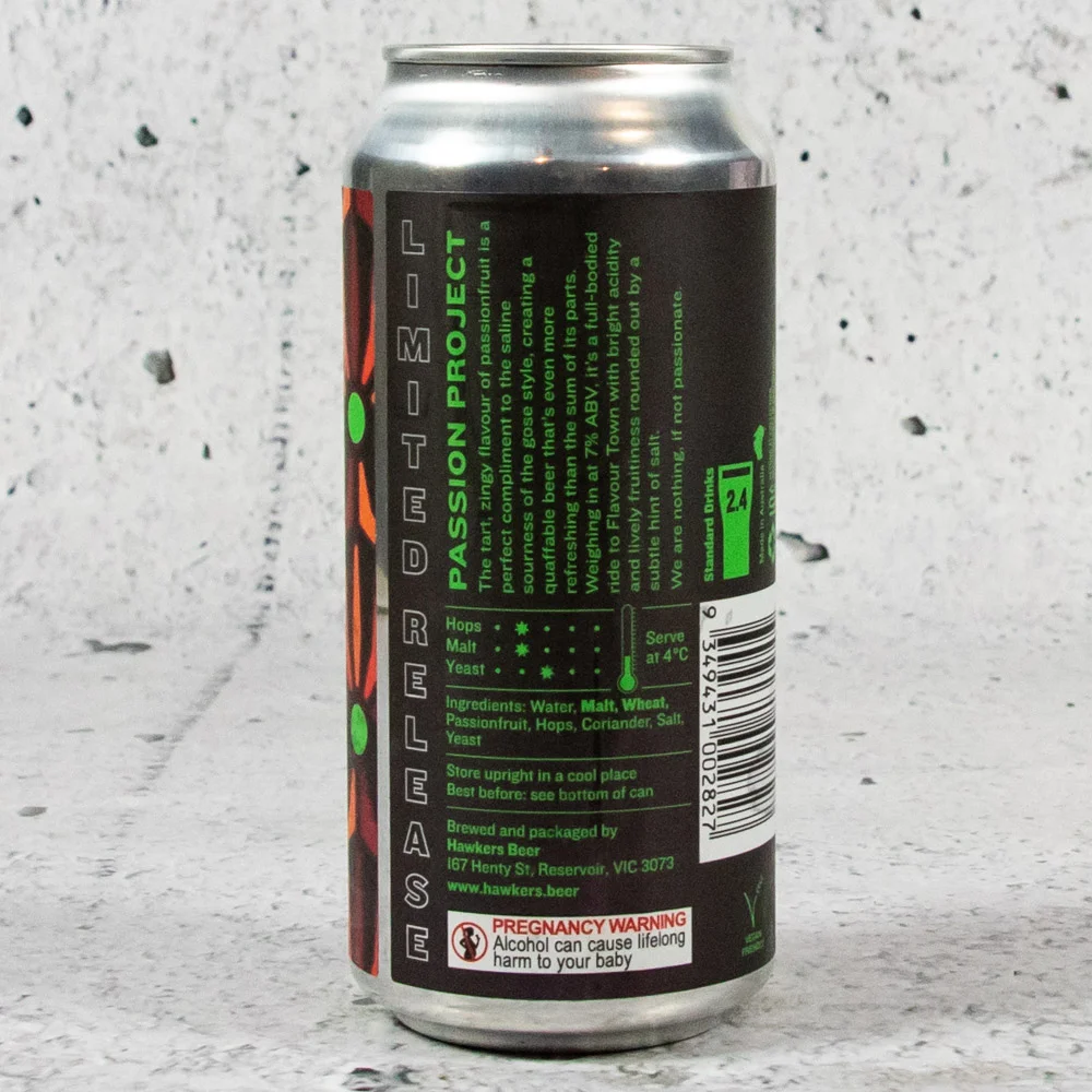 Hawkers Passion Project Passionfruit Gose