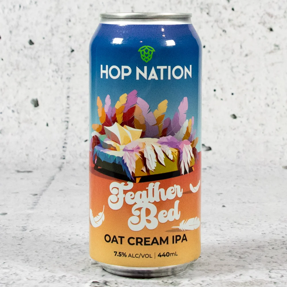 Hop Nation Feather Bed Oat Cream IPA