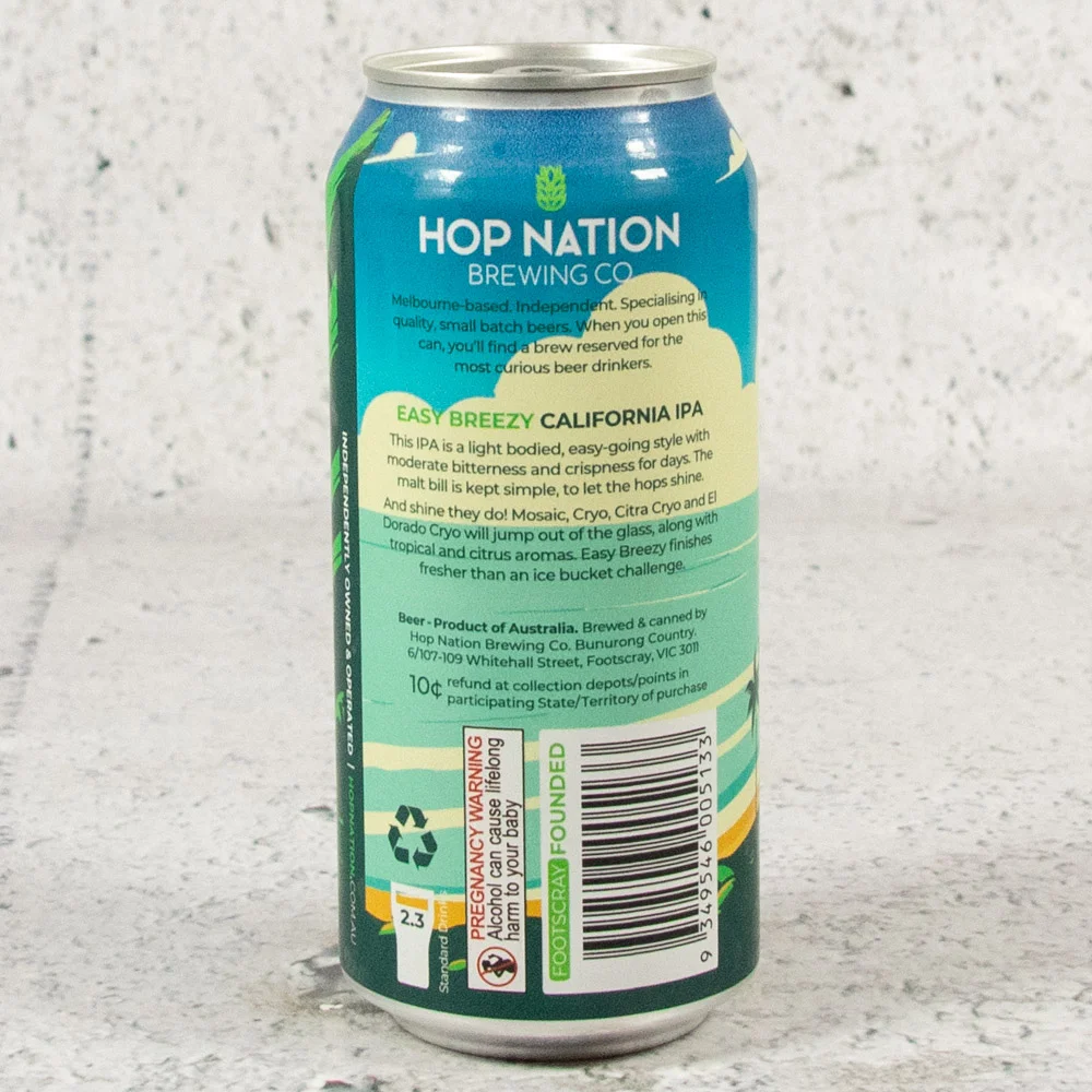 Hop Nation Easy Breezy California IPA
